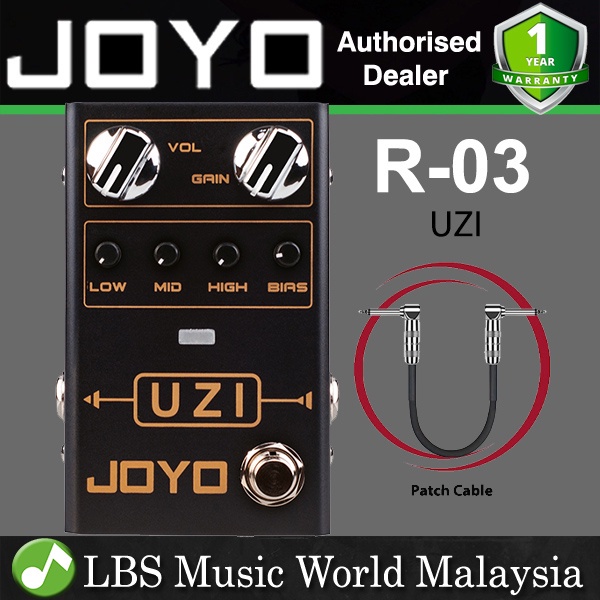 Joyo R-03 UZI High Gain Distortion Electric Guitar Effects Pedal for ...