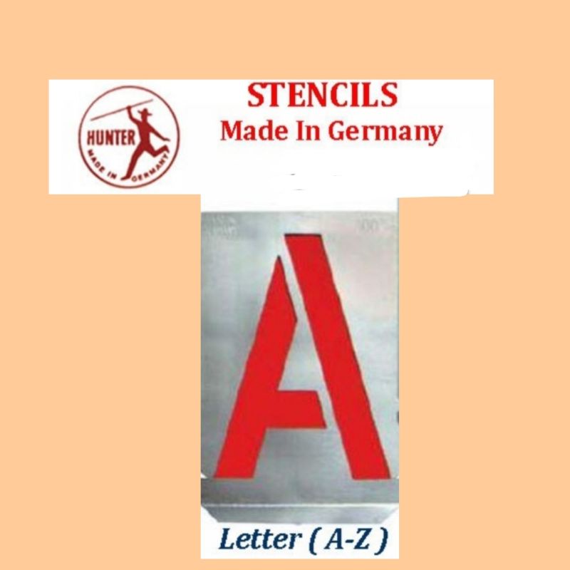 Hunter Stencil Alphabet Letters | Shopee Malaysia
