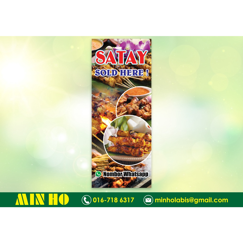 Bunting Satay (Custom Design) | Shopee Malaysia
