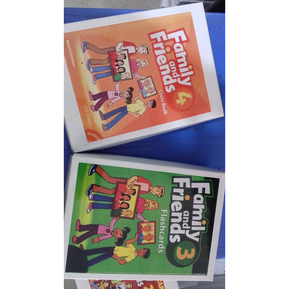 Flashcard Family and Friends 3,4 (Size A5 with 2-sided printing ...