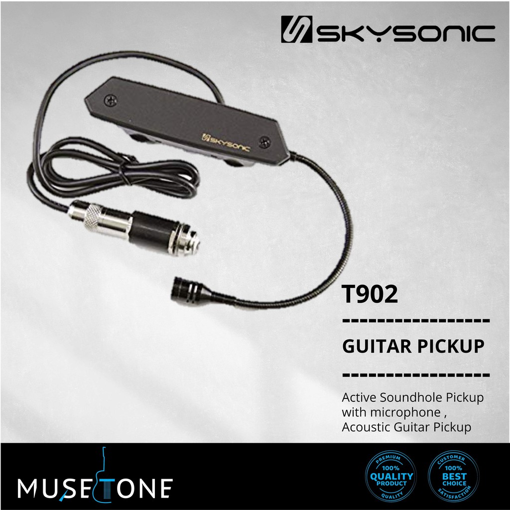 Skysonic Active Soundhole Pickup with microphone , Acoustic Guitar Pickup T902 | Shopee Malaysia