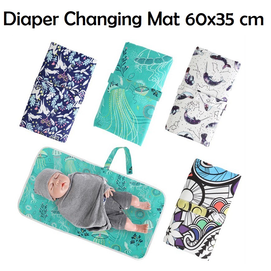 Portable Baby Foldable Waterproof Diaper Nappies Changing Mats Travel ...