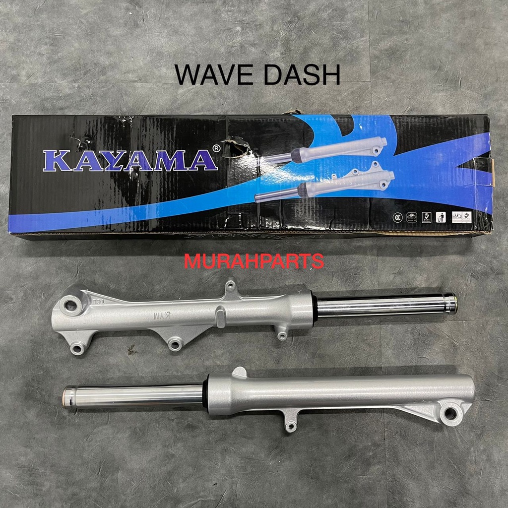HONDA WAVE DASH V1 FRONT FORK ASSY BATANG FORK DEPAN SET STANDARD ...