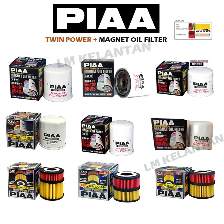 PIAA TWIN POWER MAGNET OIL FILTER | Shopee Malaysia
