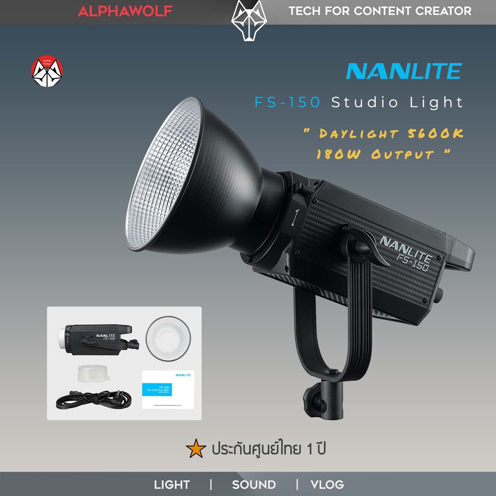 Nanlite FS150 FS-150 Studio Light Continuous White 5600k 180w With 11 ...
