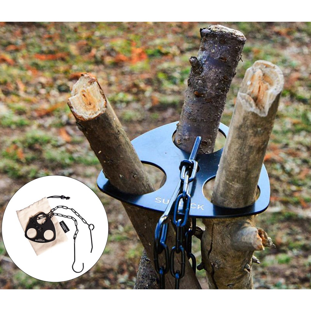 Camping Tripod Holder Bracket Plate By Bushcraft Malaya | Shopee Malaysia