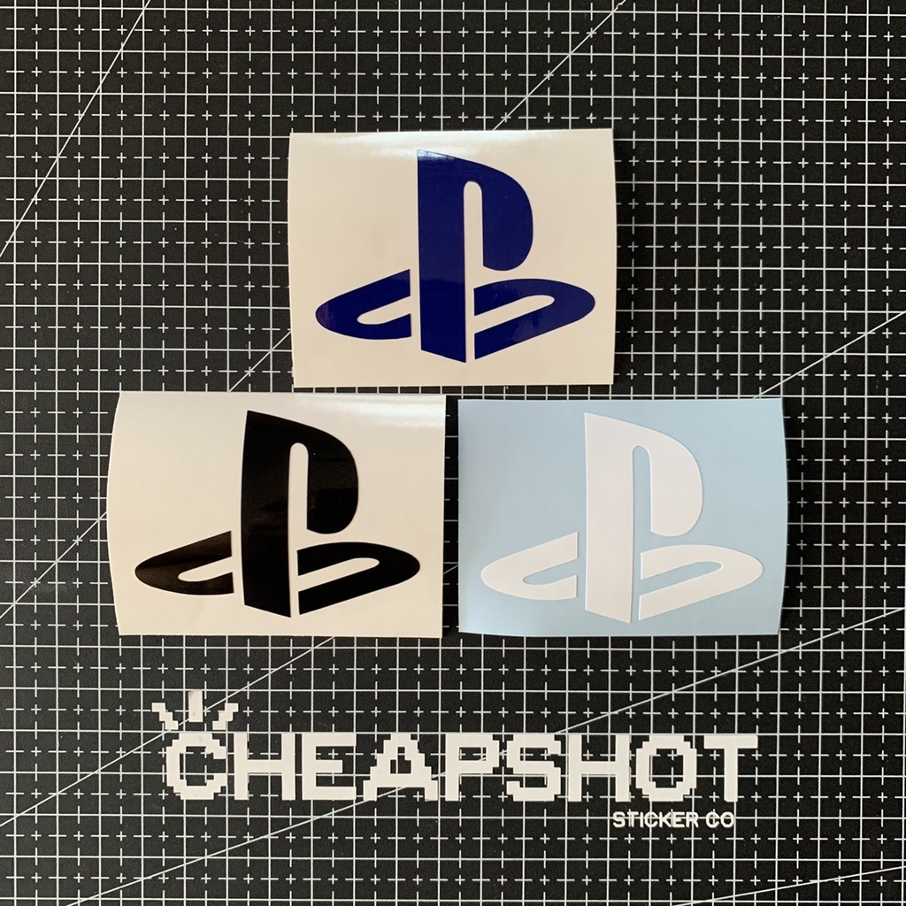 PlayStation PS1 PS2 PS3 PS4 PS5 Sticker Cutting / Vinyl Cut / Sticker ...