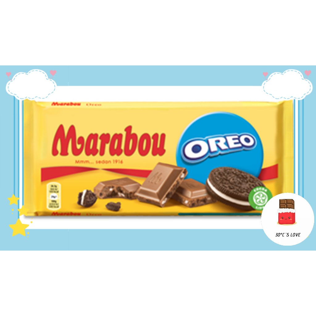 MARABOU MILK CHOCOLATE BAR GIANT KING SIZE OREO 250G | Shopee Malaysia