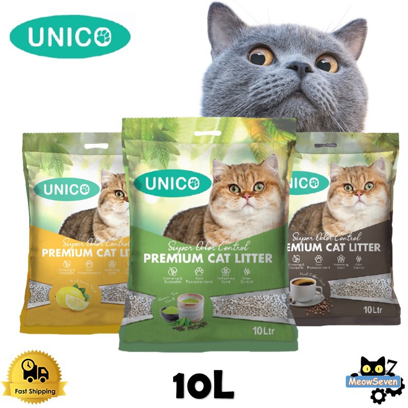Unico Super Premium Cat Litter 10L / Cat Litter / Pasir Kucing (Unico ...