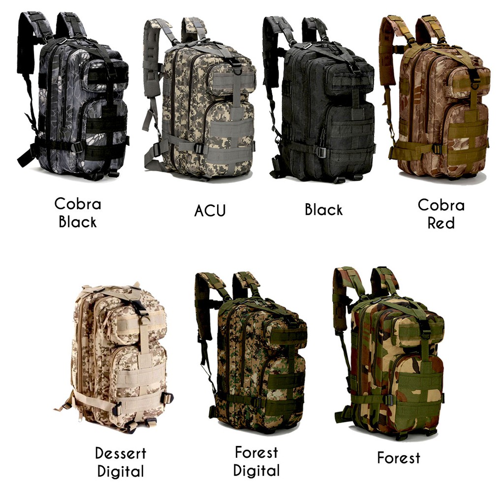 H008 Army Military Outdoor Hiking Camping Backpack Men Oxford Nylon ...