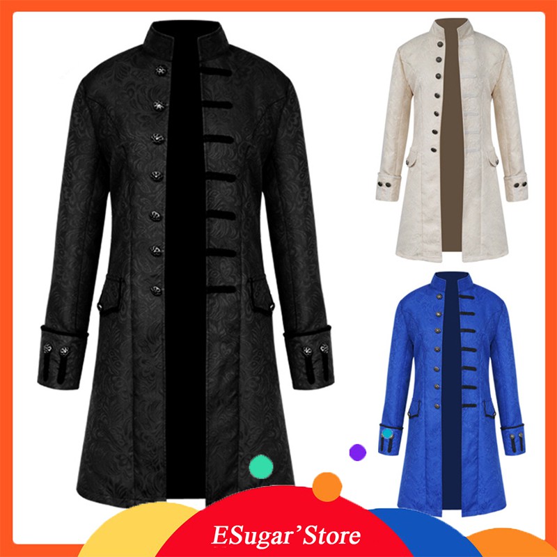 Renaissance Medieval Steampunk Punk Retro Tuxedo for Adult Men Prince ...
