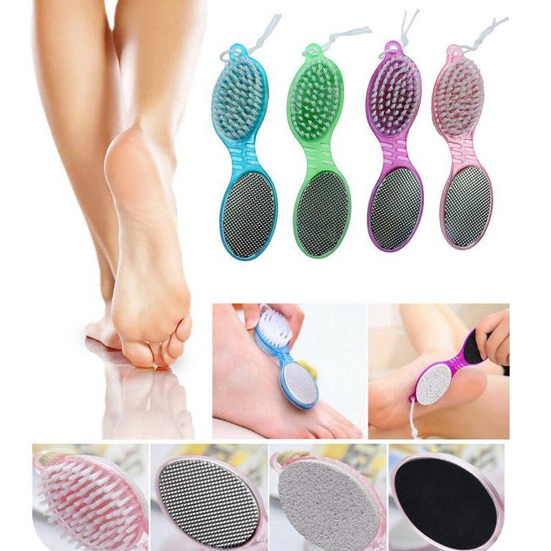 4 in 1 Foot Brush Scrubber Feet Massage Pedicure Tool Foot Care Tool ...