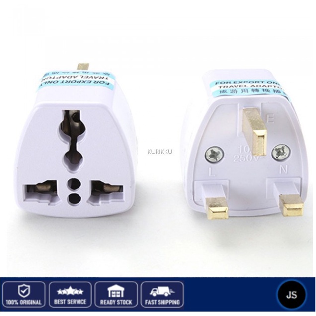 🔥China 2 Pin to Malaysia Plug Adaptor 3 Pin🔥 | Shopee Malaysia