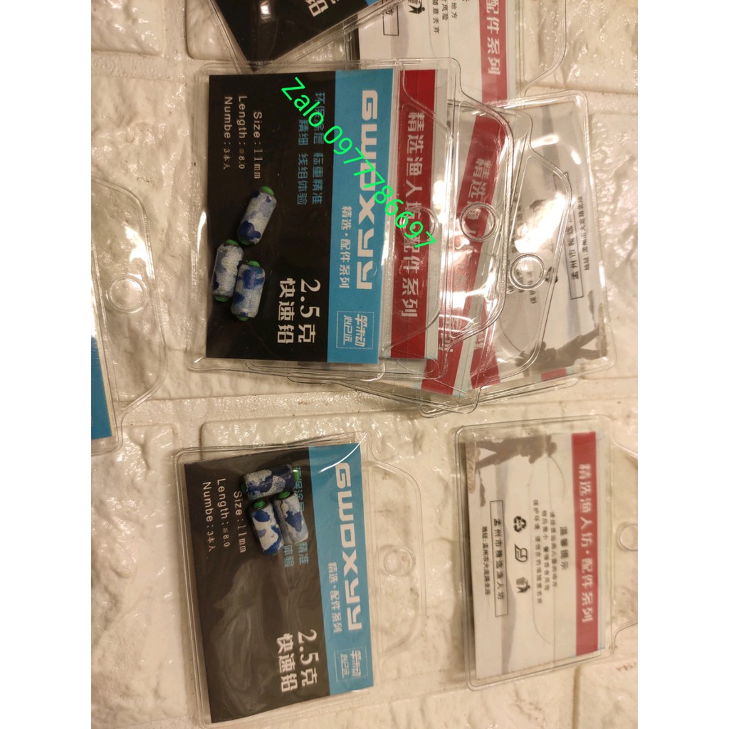 Pre-wrapped fishing lead packs of 3 tablets 2.0g and 2.5g | Shopee Malaysia