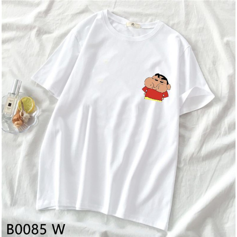PINKHOUE8 Cotton T-Shirt Shinchan Men 2XL short sleeve streetwear Japan cartoon B0085 B0086 ...