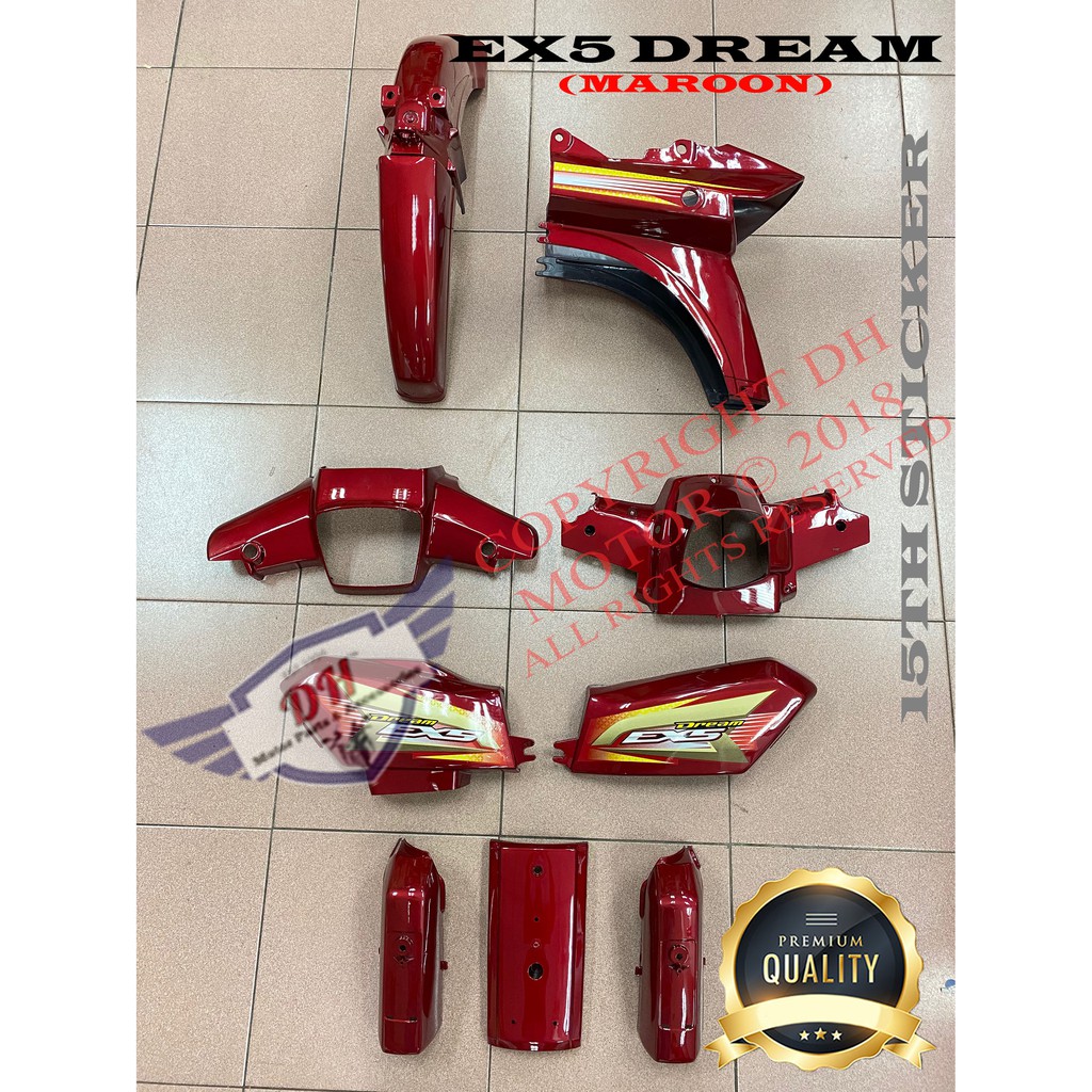 EX5 DREAM COVER SET (MAROON, BLACK, NEW BLUE, GREEN, GREY, WHITE) FULL ...
