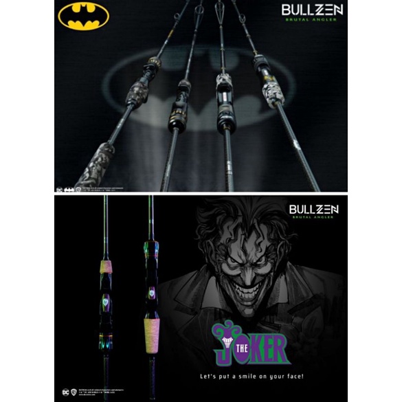 JORAN BULLZEN BATMAN THE CAPED CRUSADER X BRUTAL MONSTER JIGGING ROD ...