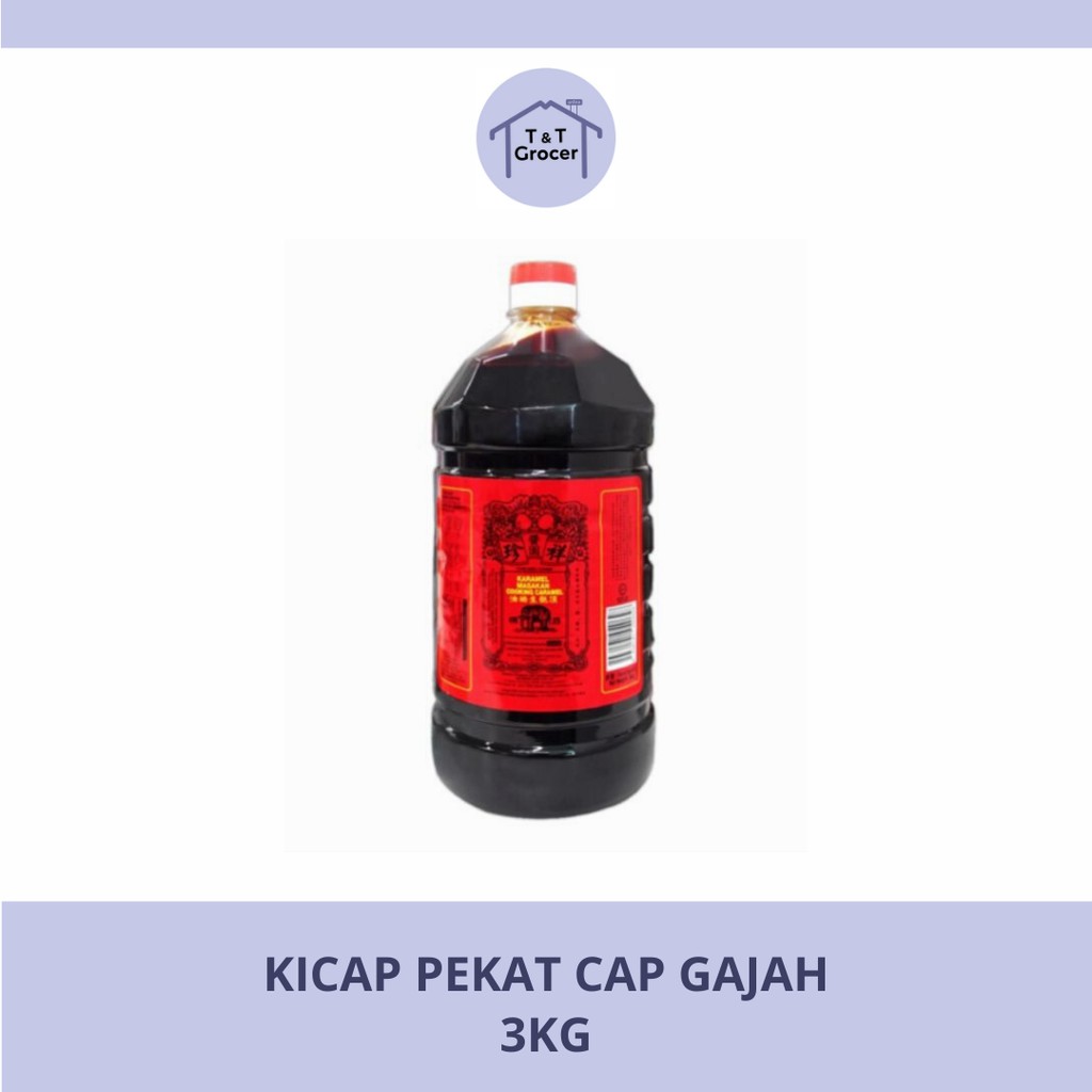 Kicap Pekat Cap Gajah (3kg) | Shopee Malaysia
