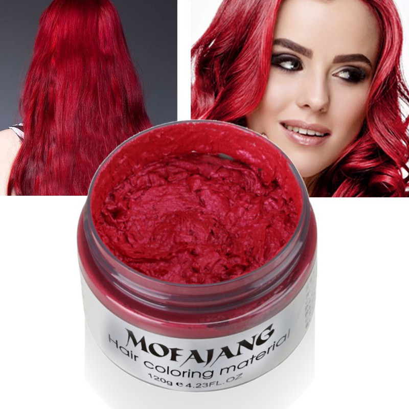 Temporary Modeling Gray Silver Diy Hair Color Wax Mud Dye Unisex