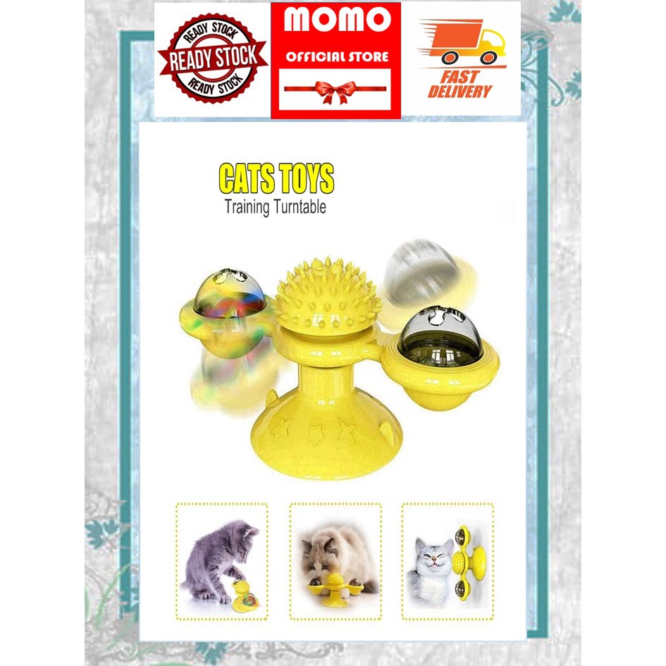 🔥READY STOCK🔥 Alat Latih Kucing/Pet Cats Toys Training Turntable ...