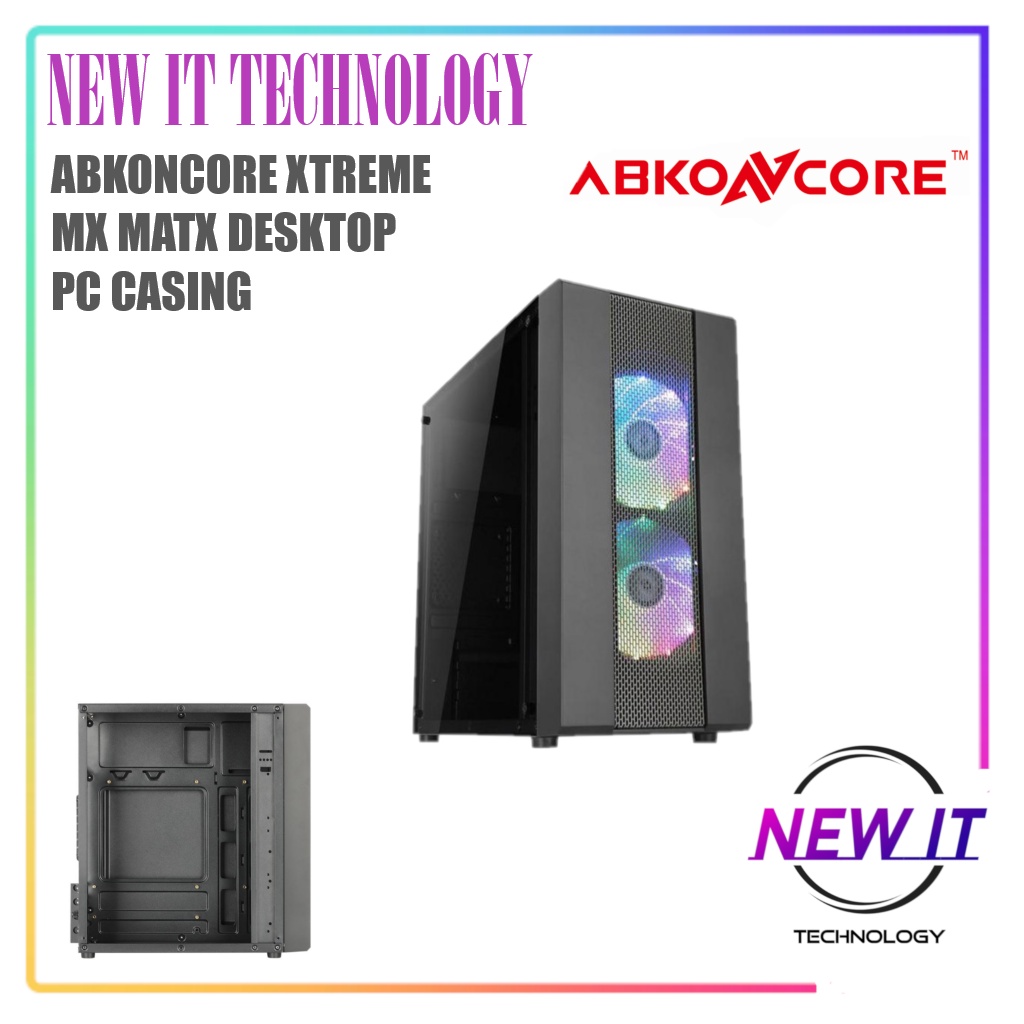 ABKONCORE MINI TOWER MATX XTREME MX PC DESKTOP CASING CASE | Shopee ...