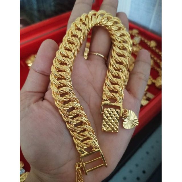 💥RANTAI TANGAN MAS BANGKOK COP 916 LEBAR 1CM💥 | Shopee Malaysia