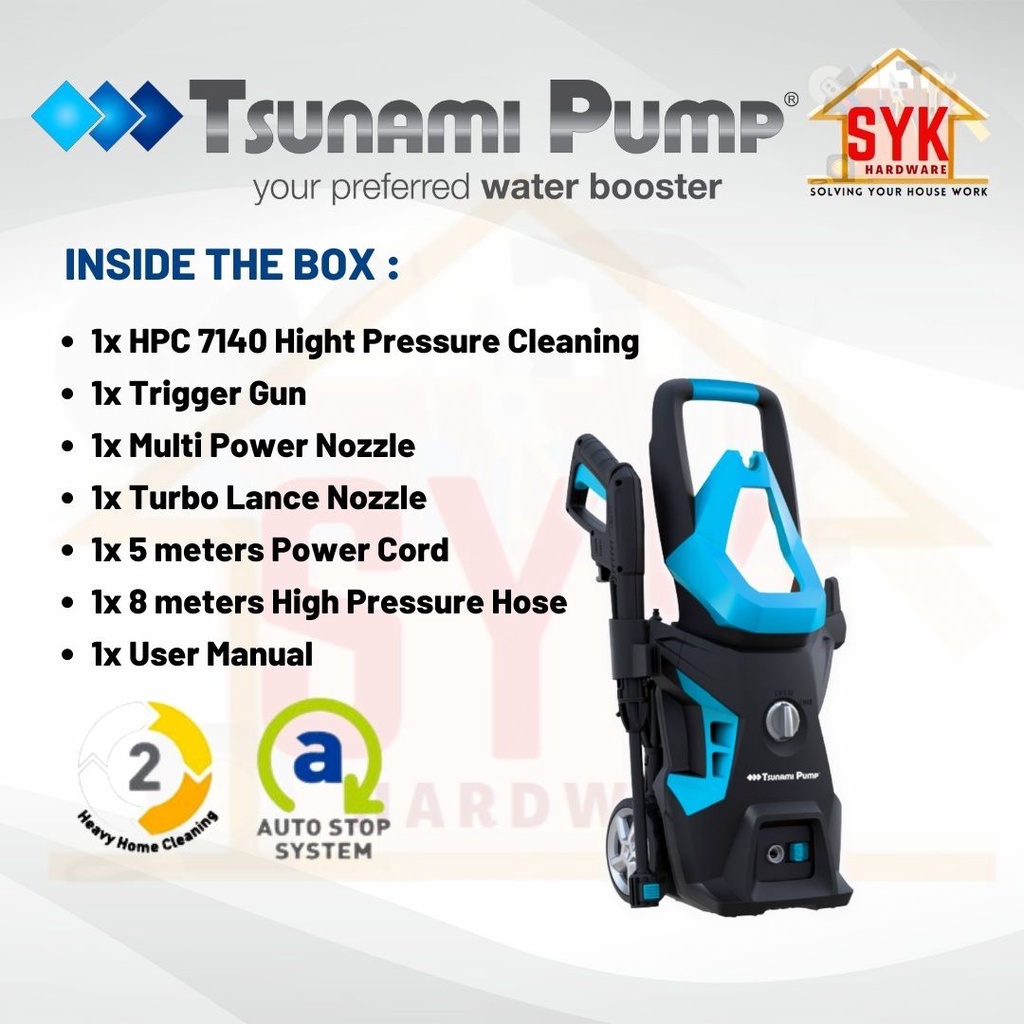 SYK TSUNAMI HPC7140 High Pressure Water Jet High Pressure Cleaner ...