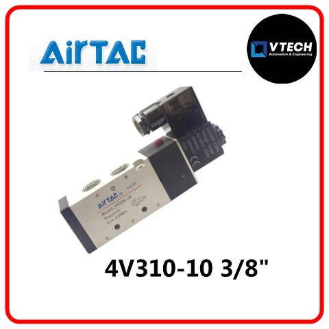 Airtac Solenoid Valve 4V310-10 3/8" vtechautomation | Shopee Malaysia