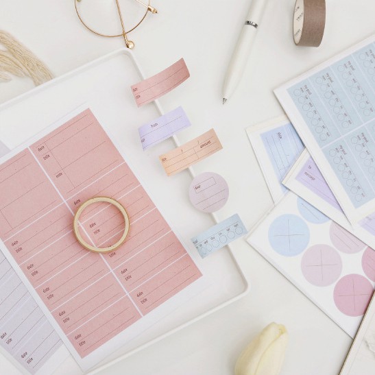 (Clearance) Howoo 2s Pastel Colour Label Marker Sticker Planner Journal ...