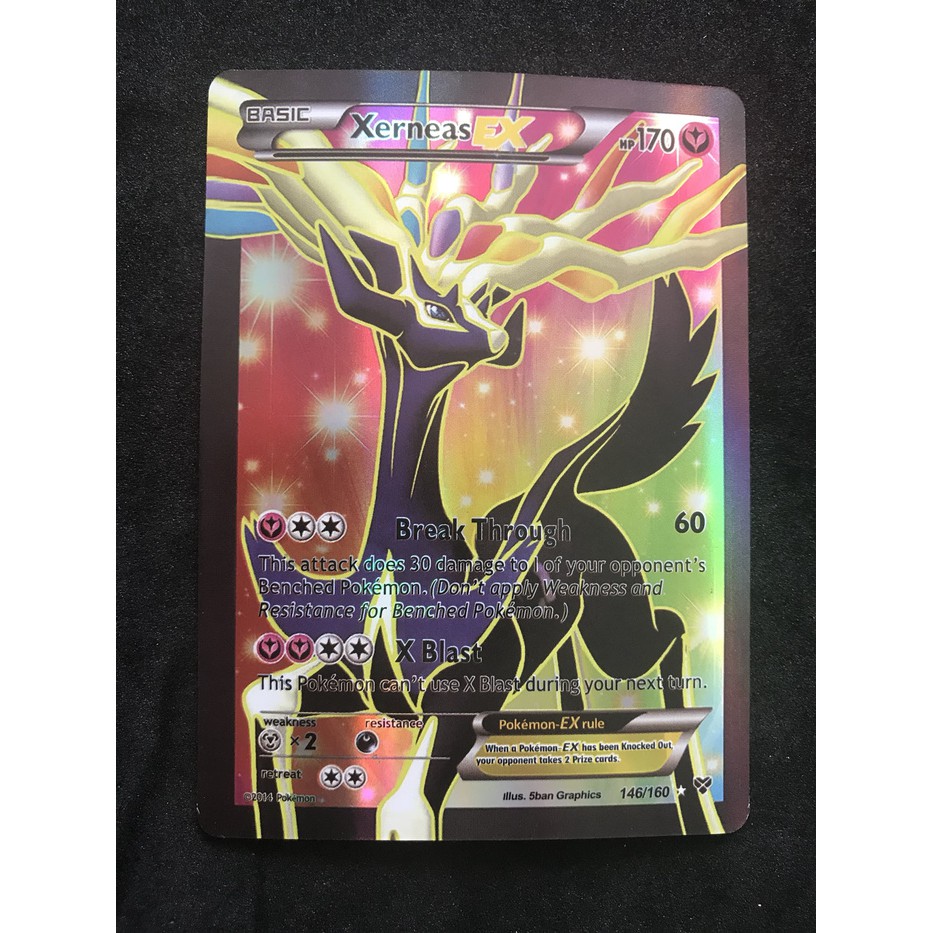 Xerneas EX Pokemon TCG Sun&Moon Card (price/card) | Shopee Malaysia