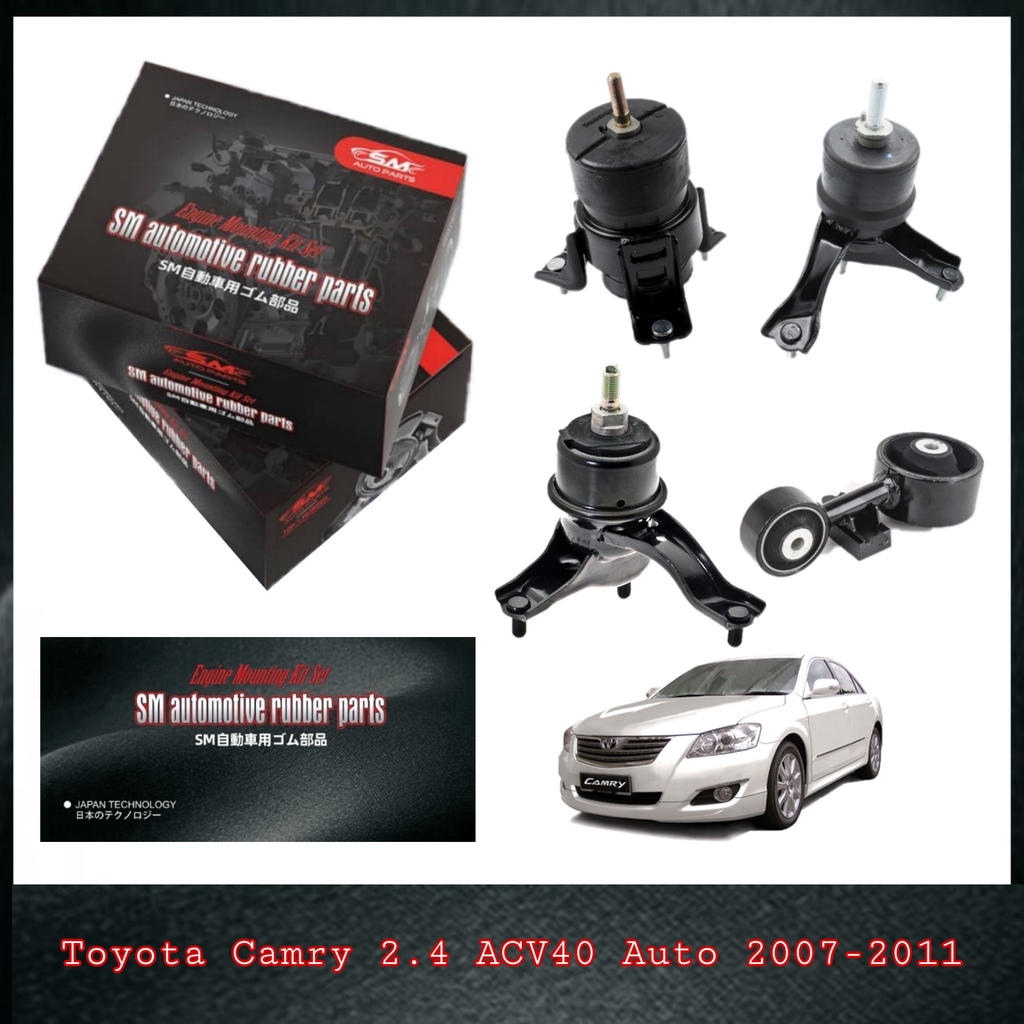 SM Engine Mounting Set - Toyota Camry ACV40 ACV41 2.4 2.0 2007-2011 ( 1 ...
