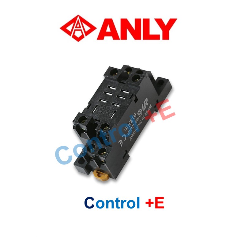 ANLY PTF-08AE FRONT MOUNTING 8PIN TIMER/RELAY BASE/SOCKET (TAIWAN ...