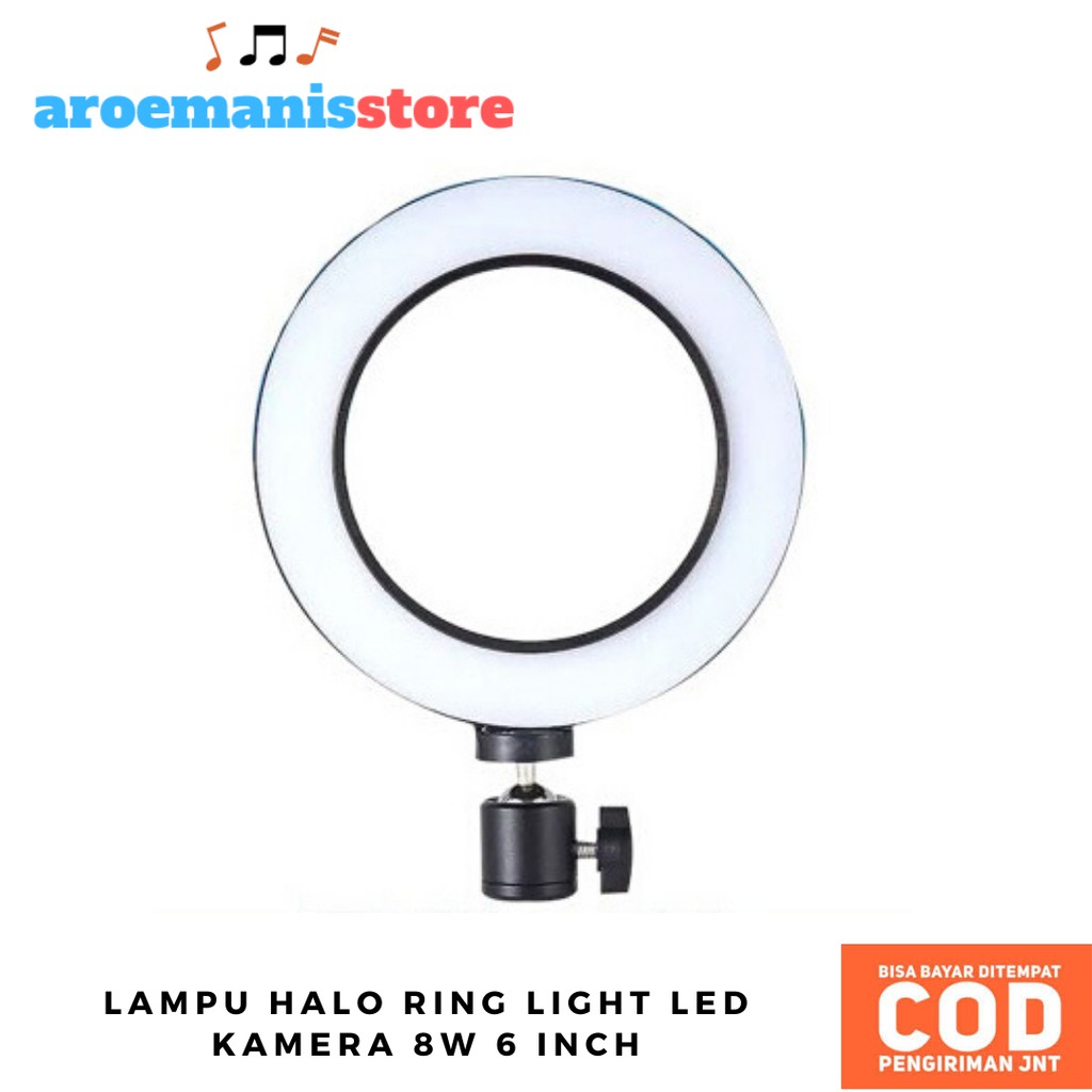 8W 6 Inch LED Camera Halo Ring Light | Shopee Malaysia