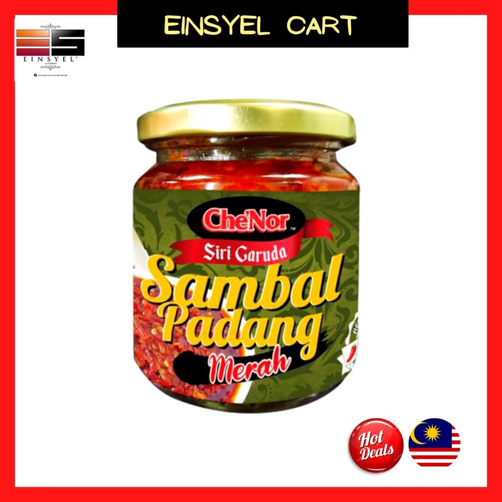 Sambal Merah Padang Che Nor Pedas 4X 160gm | Shopee Malaysia