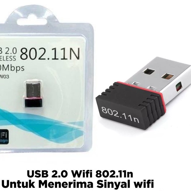 Wi-Fi Receiver 802.11N/ USB 2.0 Wireless Network Adapter MBPS MINI | Shopee Malaysia