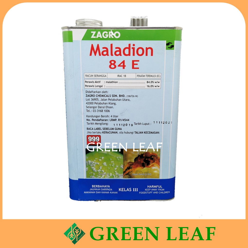 Maladion 84 Malathion Zagro Ubat 4L | Shopee Malaysia