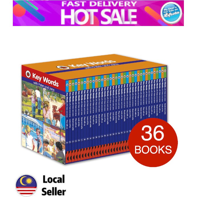 LADYBIRD KEYWORDS With PETER And JANE Keywords English Books Set ...