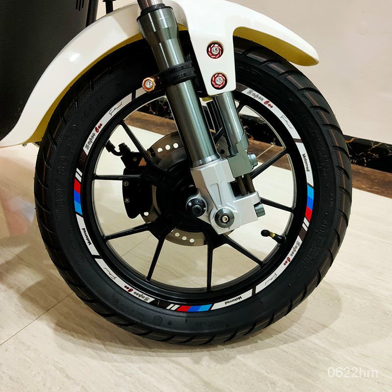 Taiwan Electric Vehicle Reflective Wheel Sticker Motorcycle Modified ...