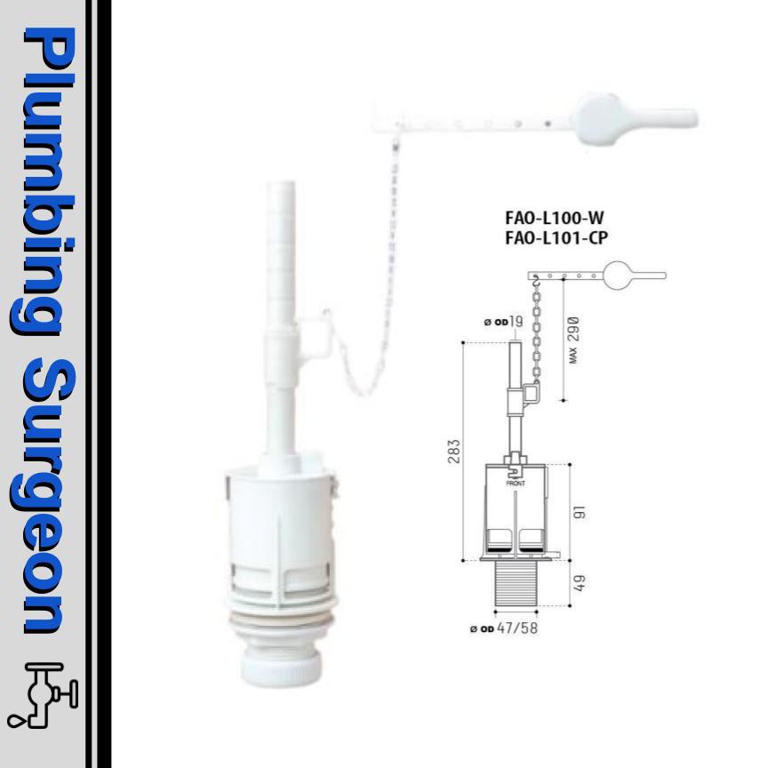 50mm Kerusi Tandas Flushing Toilet Cistern Toilet Bathroom Set Pam ...