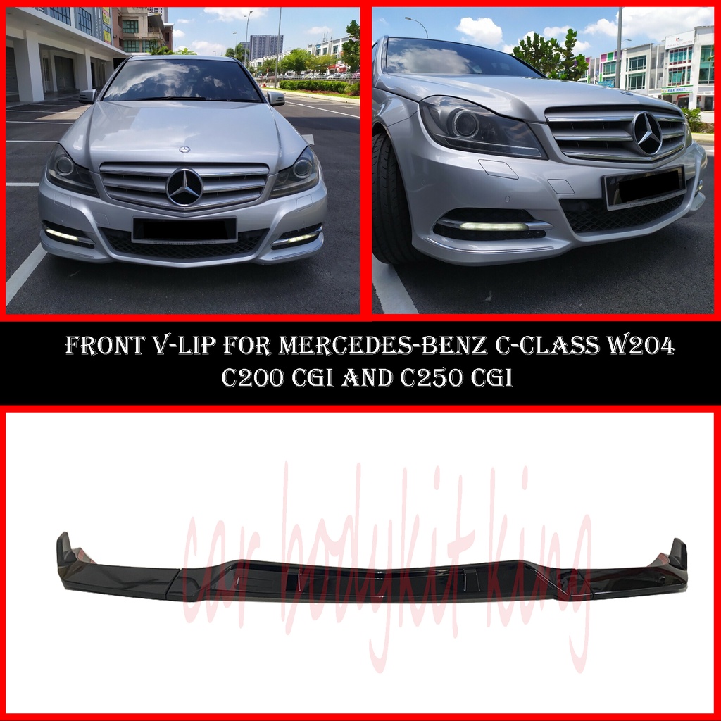 MERCEDES-BENZ C-CLASS W204 C200 CGI C250 CGI FRONT LOWER BUMPER LIP V ...