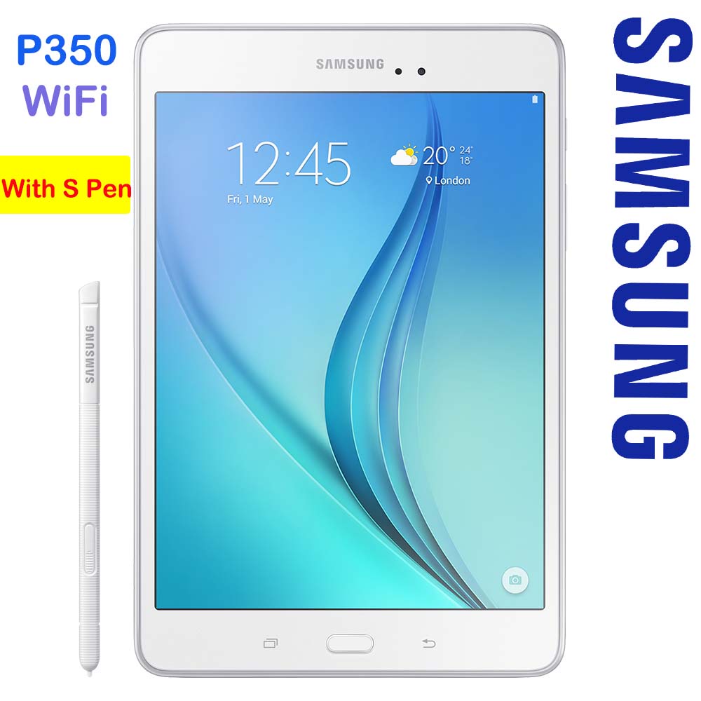 Used Samsung Galaxy Tab A 8.0 SM-P350 P355 Tablet PC 16GB Qualcomm ...
