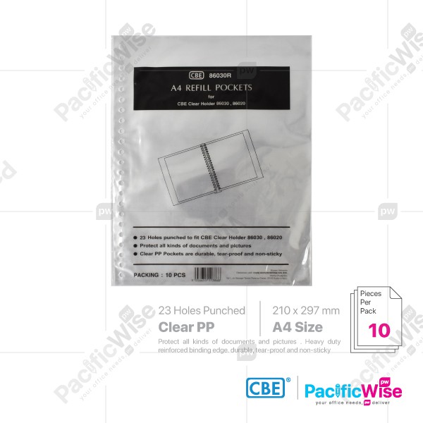 CBE/Refill Pocket/Isi semula Poket/File Filing/(86030R/86020R)/A4-1Pcs ...