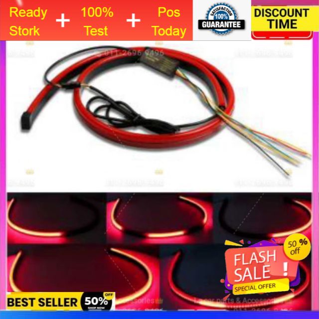 Rear Roof Spoiler Lamp Universal Running Turn Singal Driving Led Brake ...