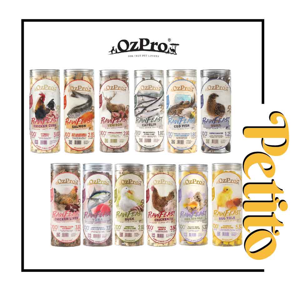 Ozpro Rawfeast Freeze Dried Pet Dog Cat Food (Wet / Dry / Supplement ...