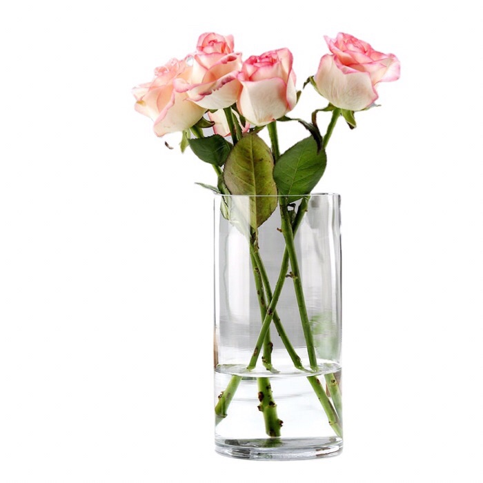 🇲🇾Ready stock Pasu kaca 25cm clear Design Pasu Gubahan Transparent ...