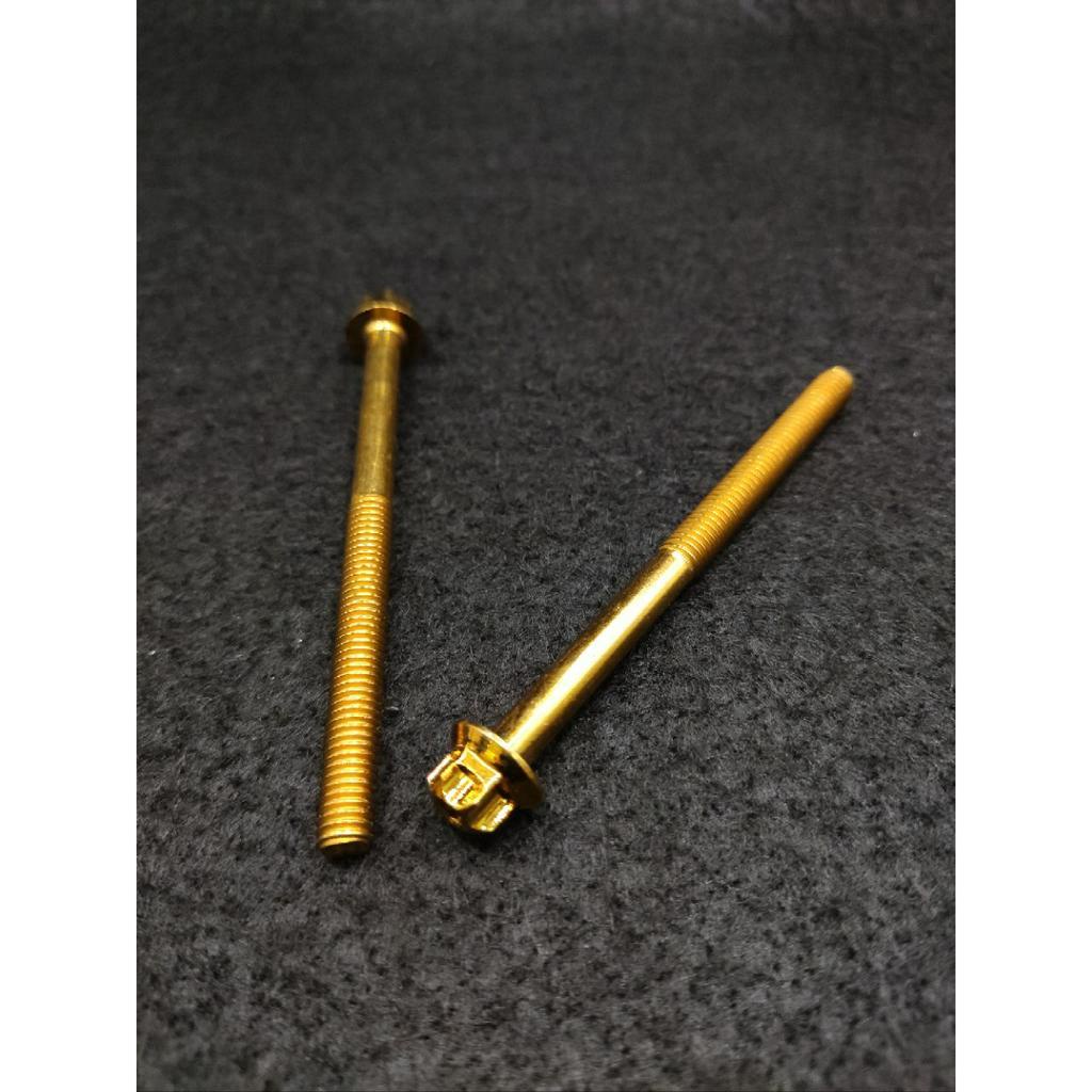 🇹🇭🔥 SKRU SAIZ 10/M6 GOLD ORIGINAL SC SIAM THAILAND CARBON STEEL 🇹🇭🔥 ...