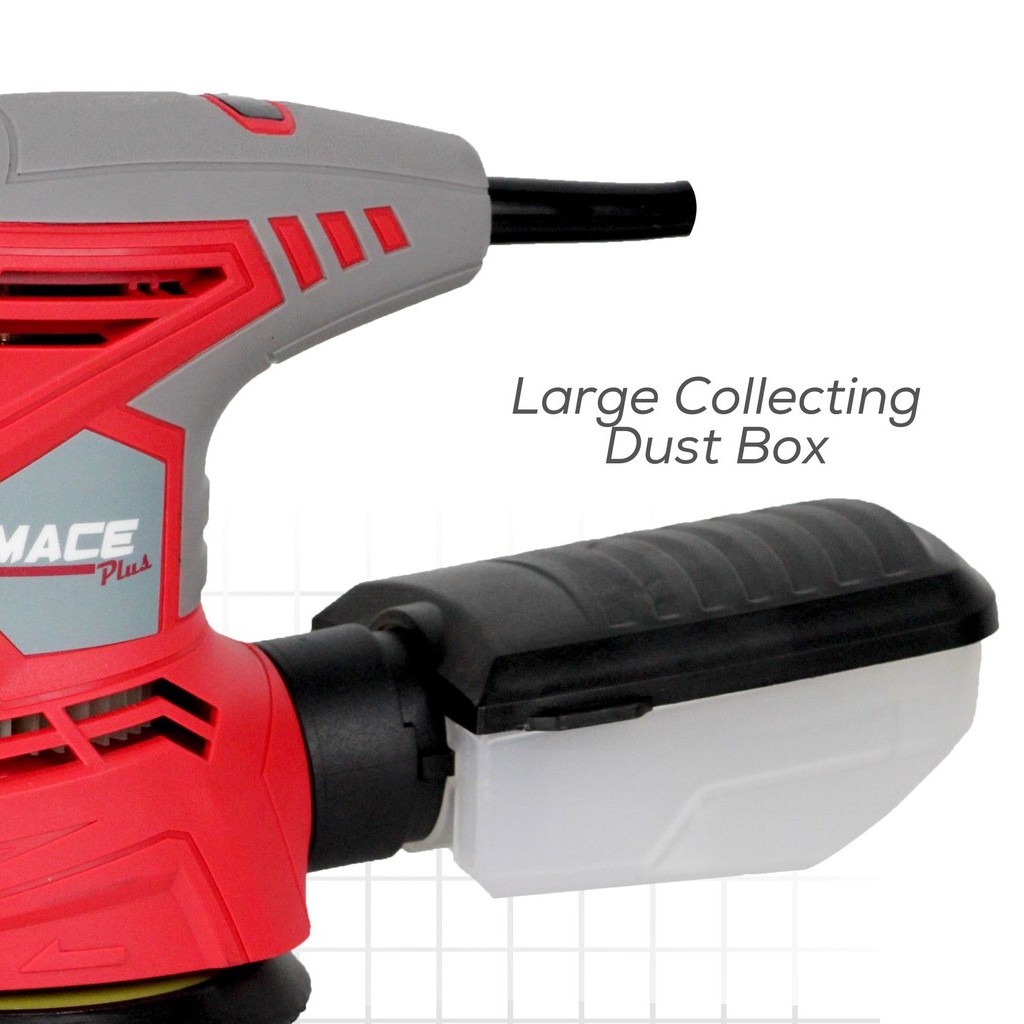 JNJ Technology MACE Plus 300W Rotary Sander 125mm Heavy Duty Sanding ...