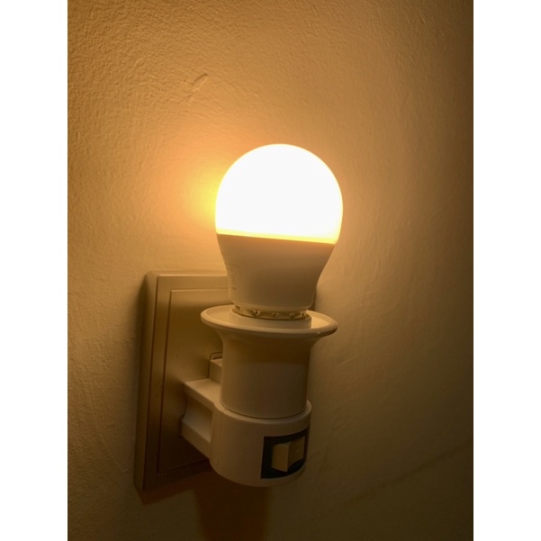 3 PIN PLUG E27 DIM LIGHT HOLDER / WALL LAMP HOLDER / Lampu Holder With ...