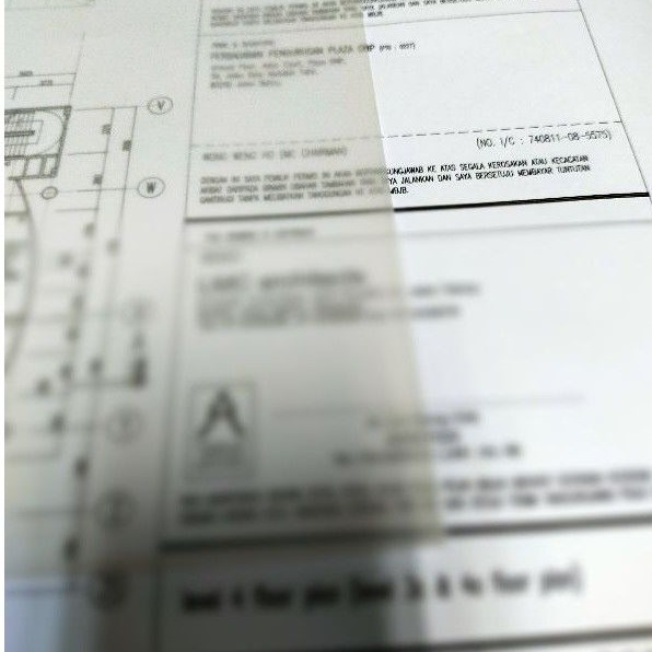A1 Size [Tracing Paper] Construction Plan Printing | Shopee Malaysia