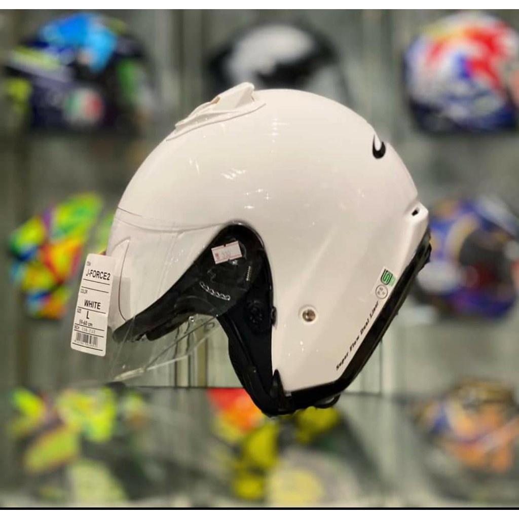 SHOEI J FORCE 2 JACK HELMET KUNING & YELLOW TANDUK LEKUK 1TO1 PREMIUM ...